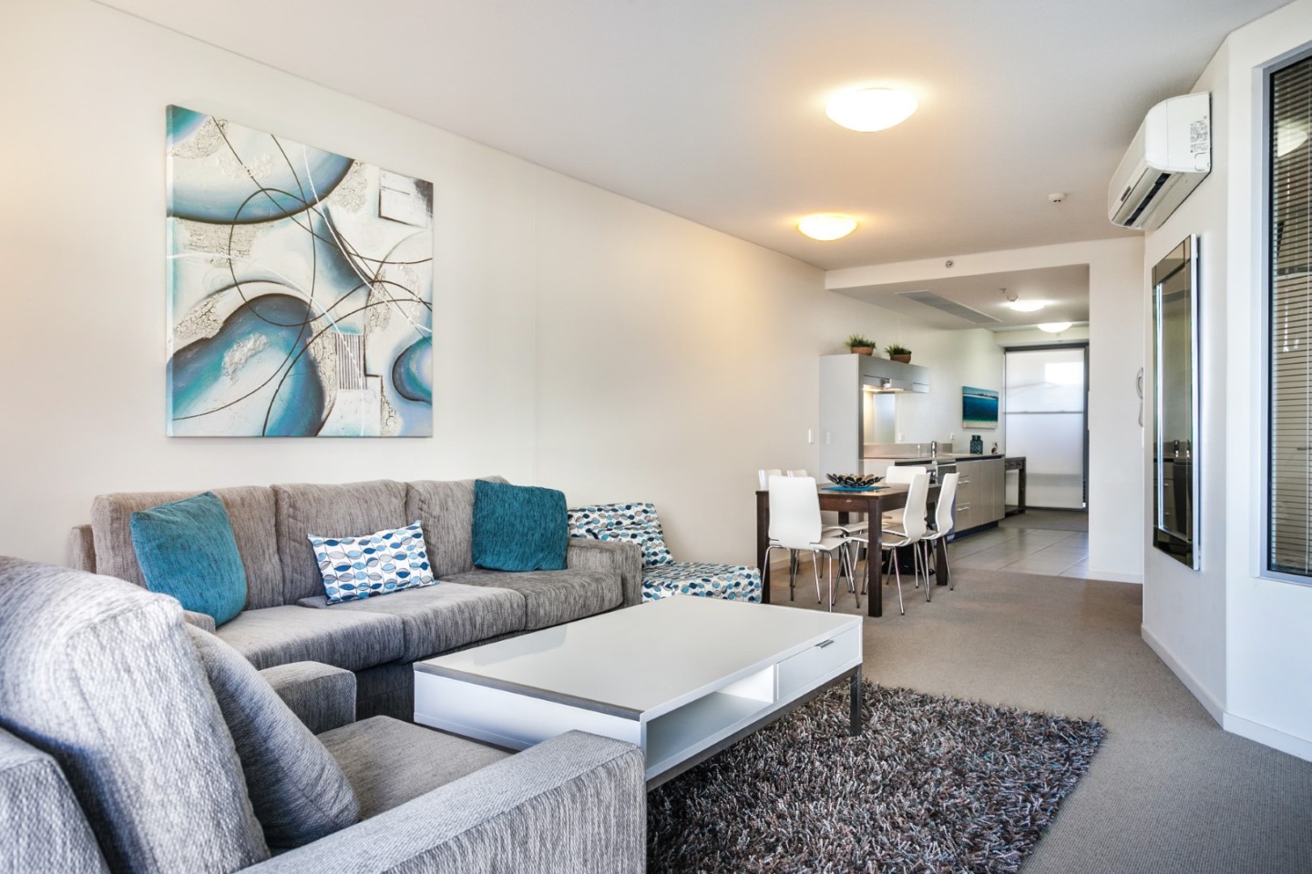 2 Bedroom - Partial View | Monaco Apartments Caloundra